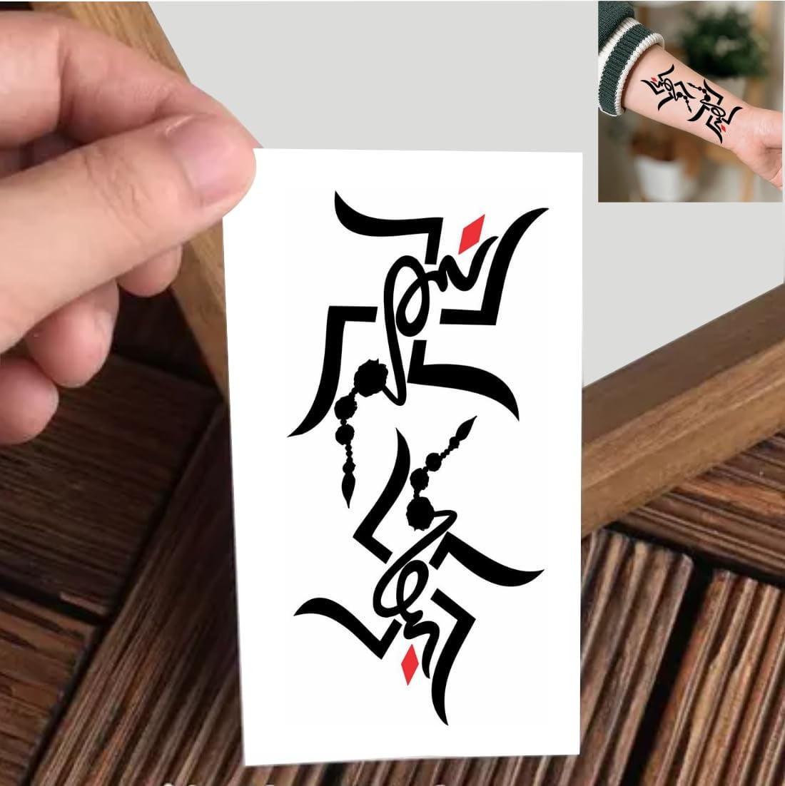 VANVATI Sathiya With Rudra Temporary Tattoo Sticker For Male And Female ...