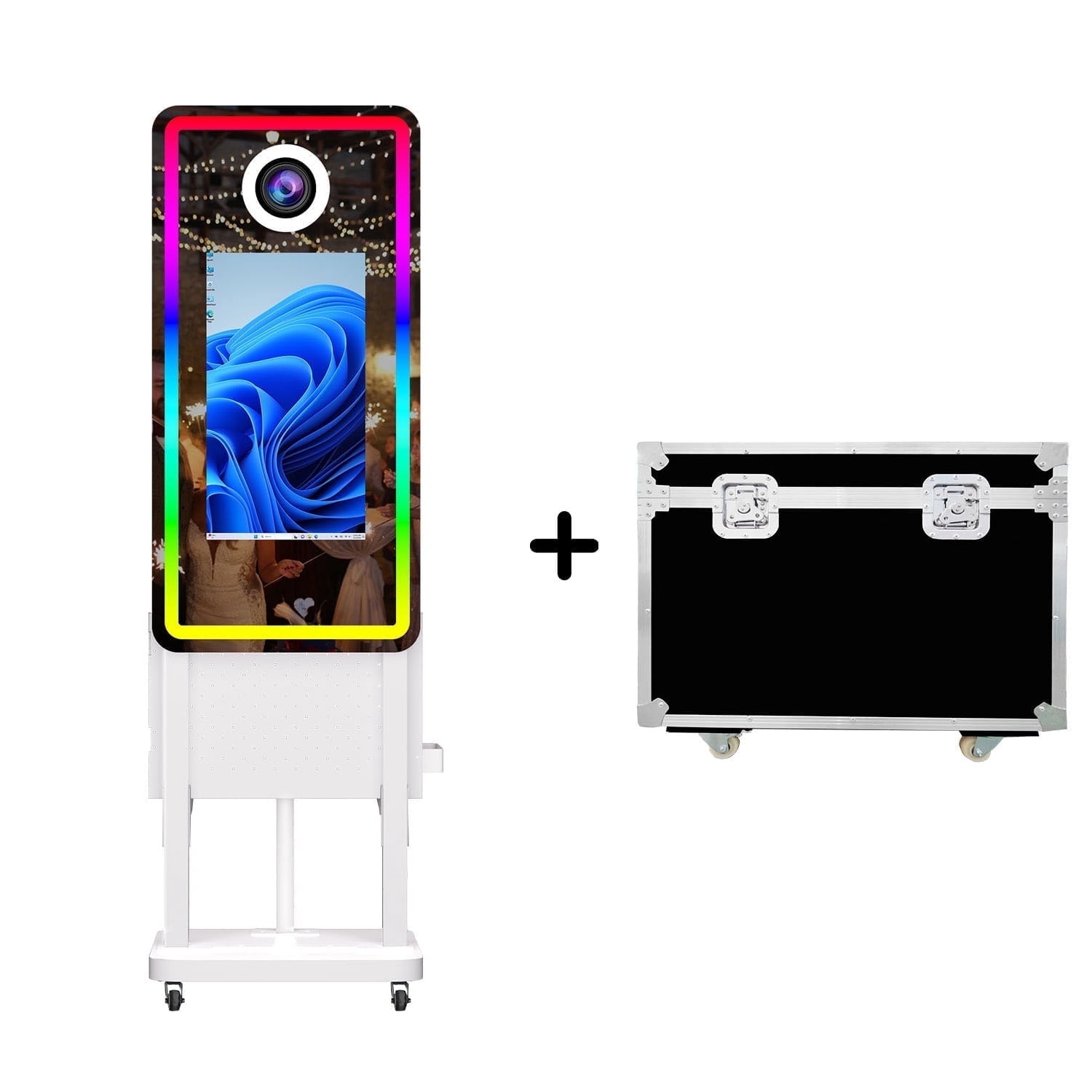 VANYA Magic Mirror Photo Booth 21.5inch Touch Screen Portable Selfie ...