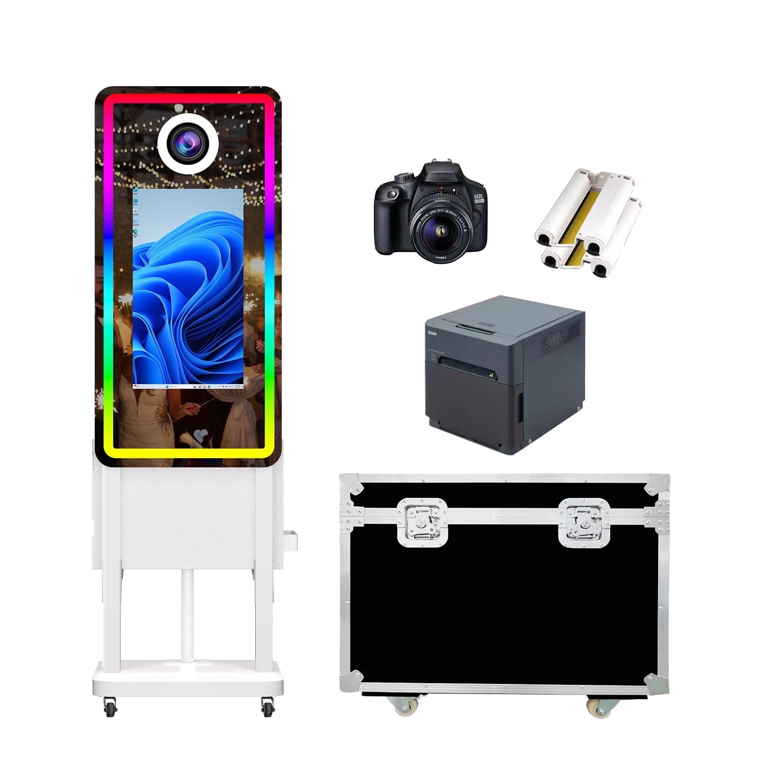 VANYA Magic Mirror Photo Booth Portable Selfie 21.5 inch Touch Screen ...