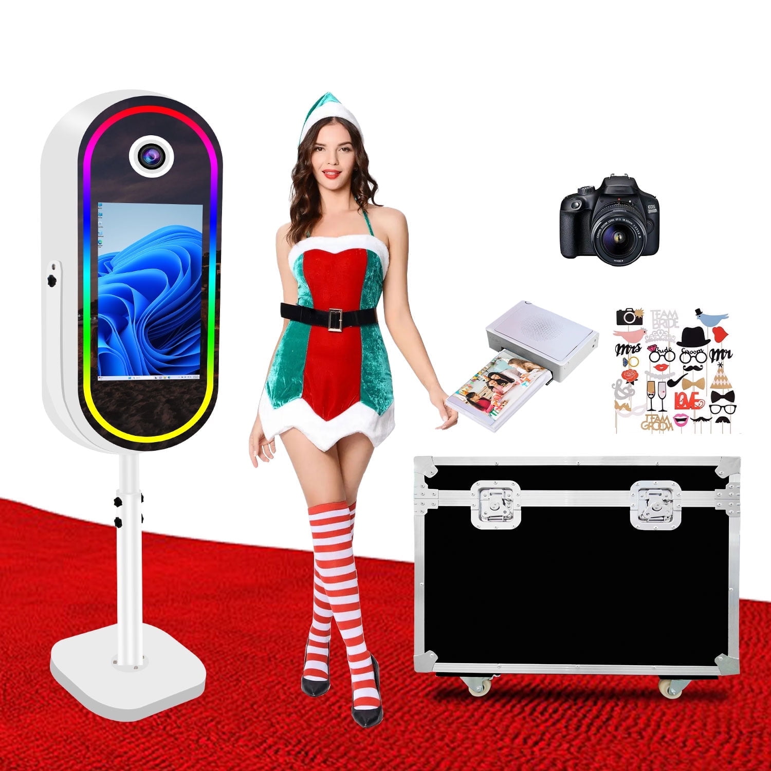 VANYA Mirror 40-inch 21.5-inch Touch Screen Magic Mirror Photo Booth ...