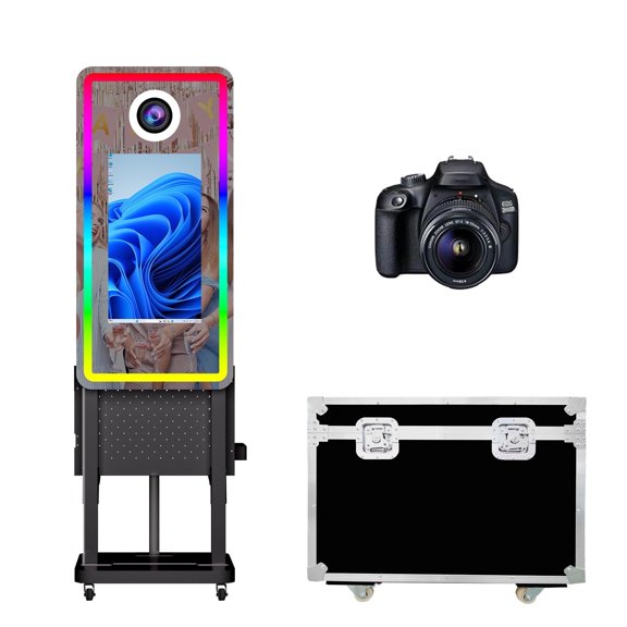 WideMeet DSLR LCD 15.6inchTouch Screen Portable Mirror Photo Booth ...