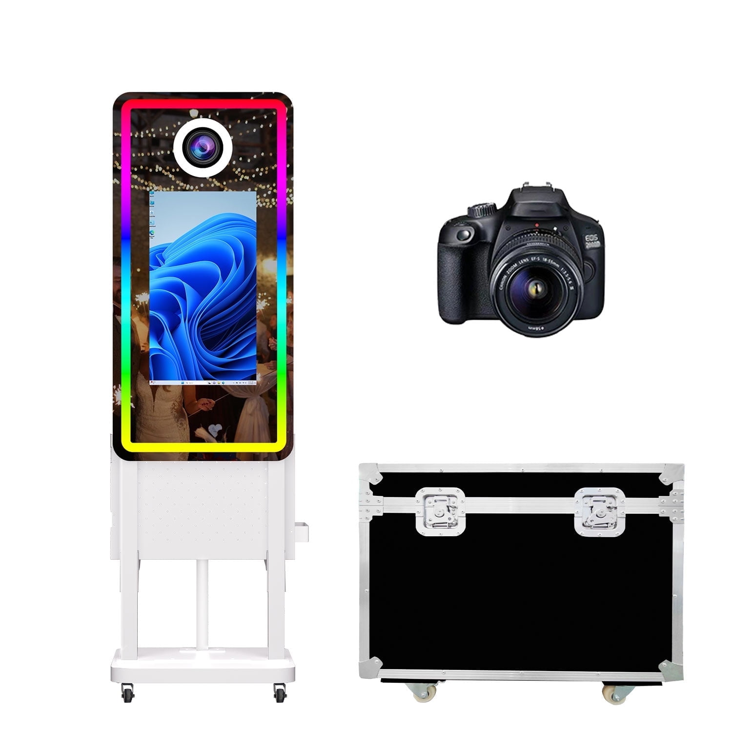 VANYA Selfie Magic Mirror Photo Booth 21.5 inch Touch Screen Machine ...