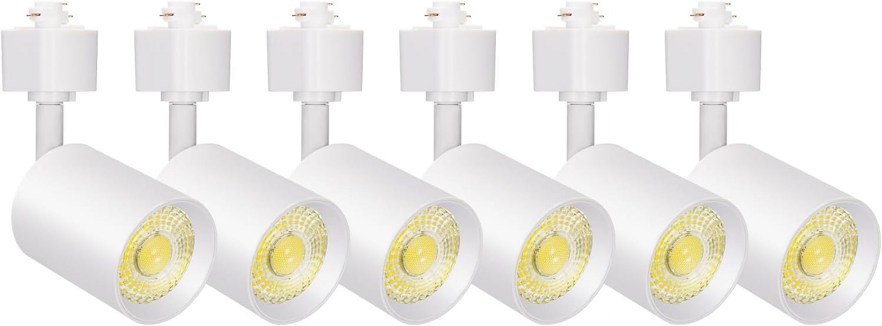 VANoopee 6 Pack 10W Dimmable LED Track Lighting Heads H Type Track ...