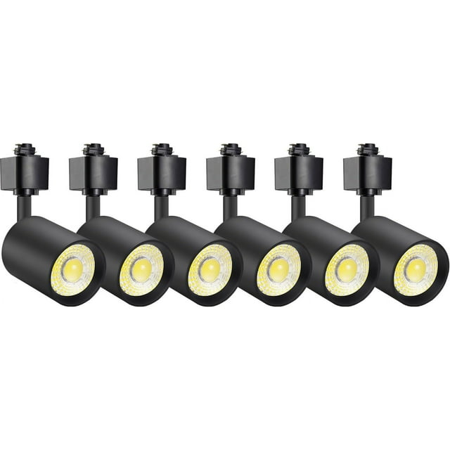 VANoopee 6 Pack 10W Dimmable LED Track Lighting Heads H Type Track ...
