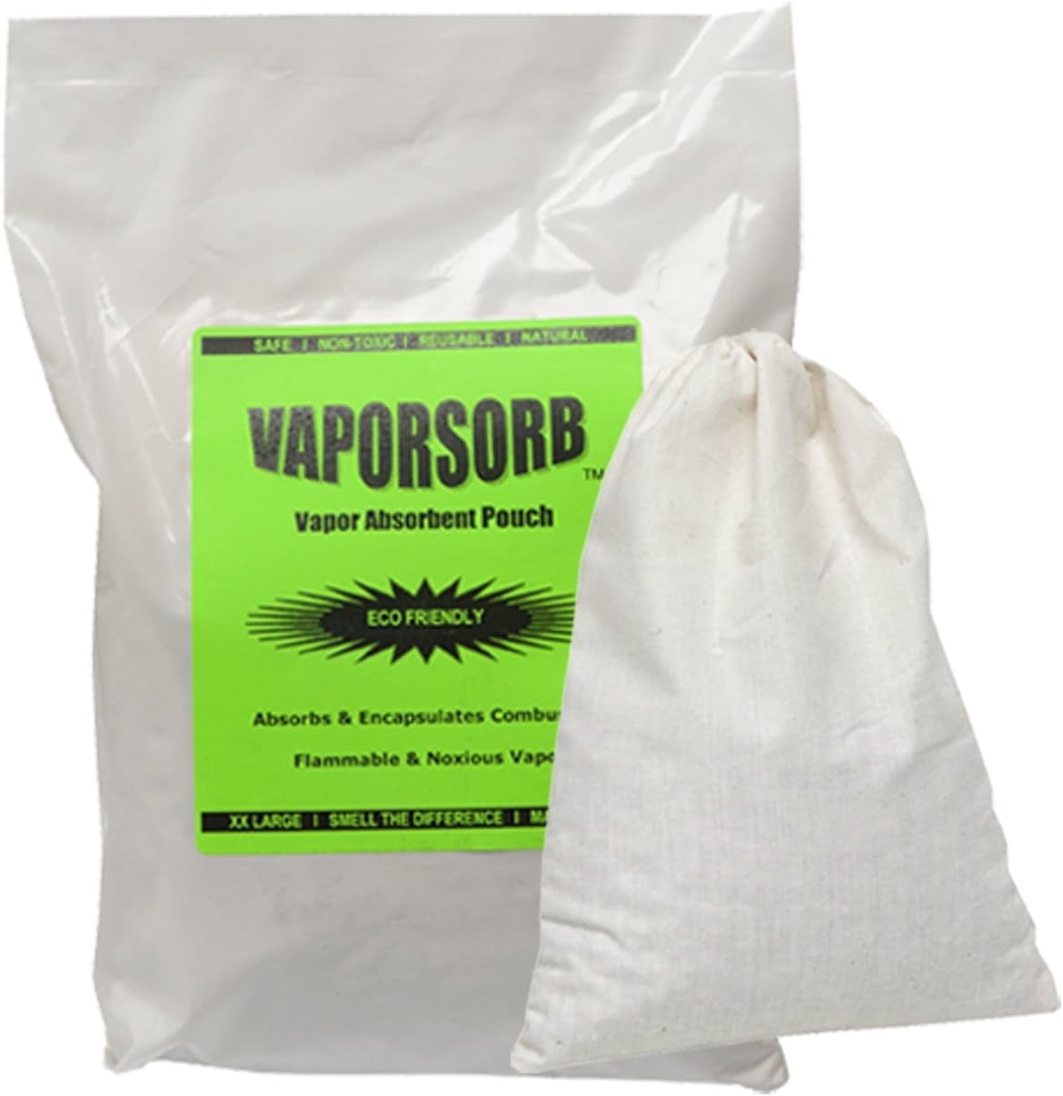 VAPORSORB Reusable Vapor Eliminator Pouch: Absorbs Solvent & Gas Fumes ...