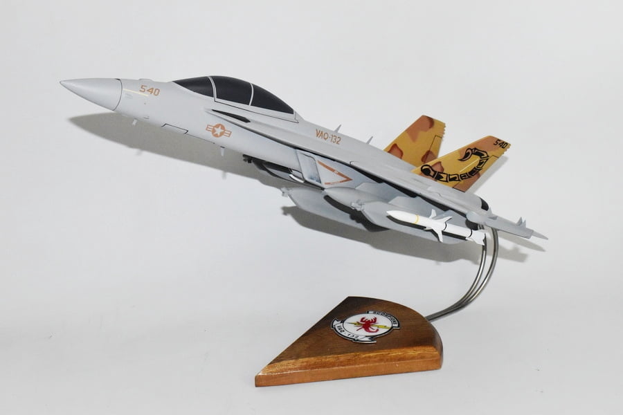 VAQ-132 Scorpions 2011 EA-18G Growler Model, Navy, 1/40th (18") Scale ...