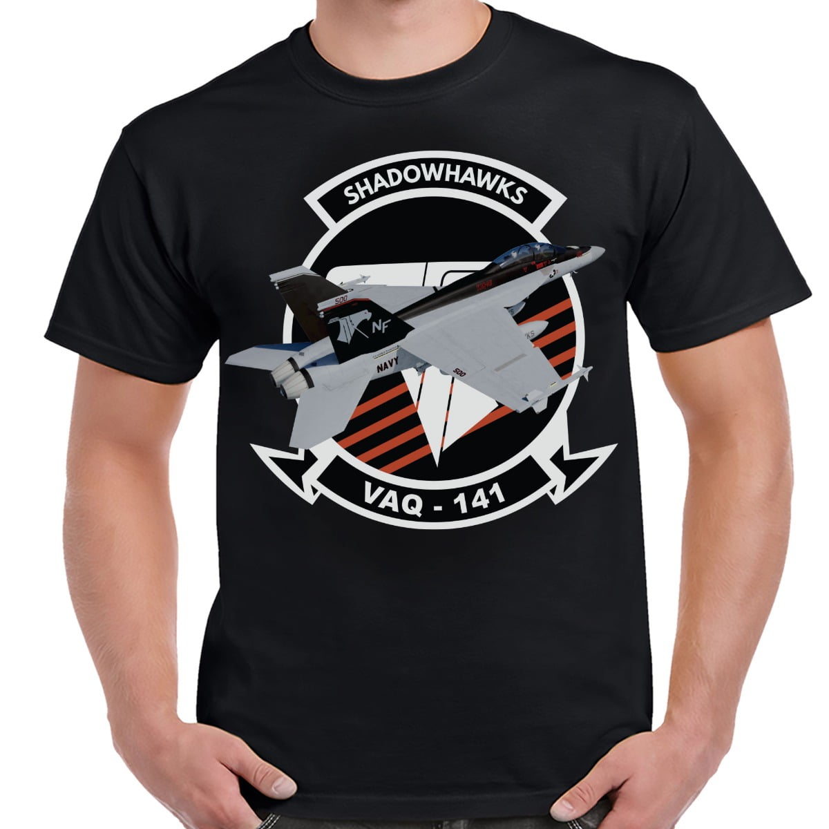 VAQ-141 Shadowhawks EA-18G Growler Logo Shirt-6XL - Walmart.com