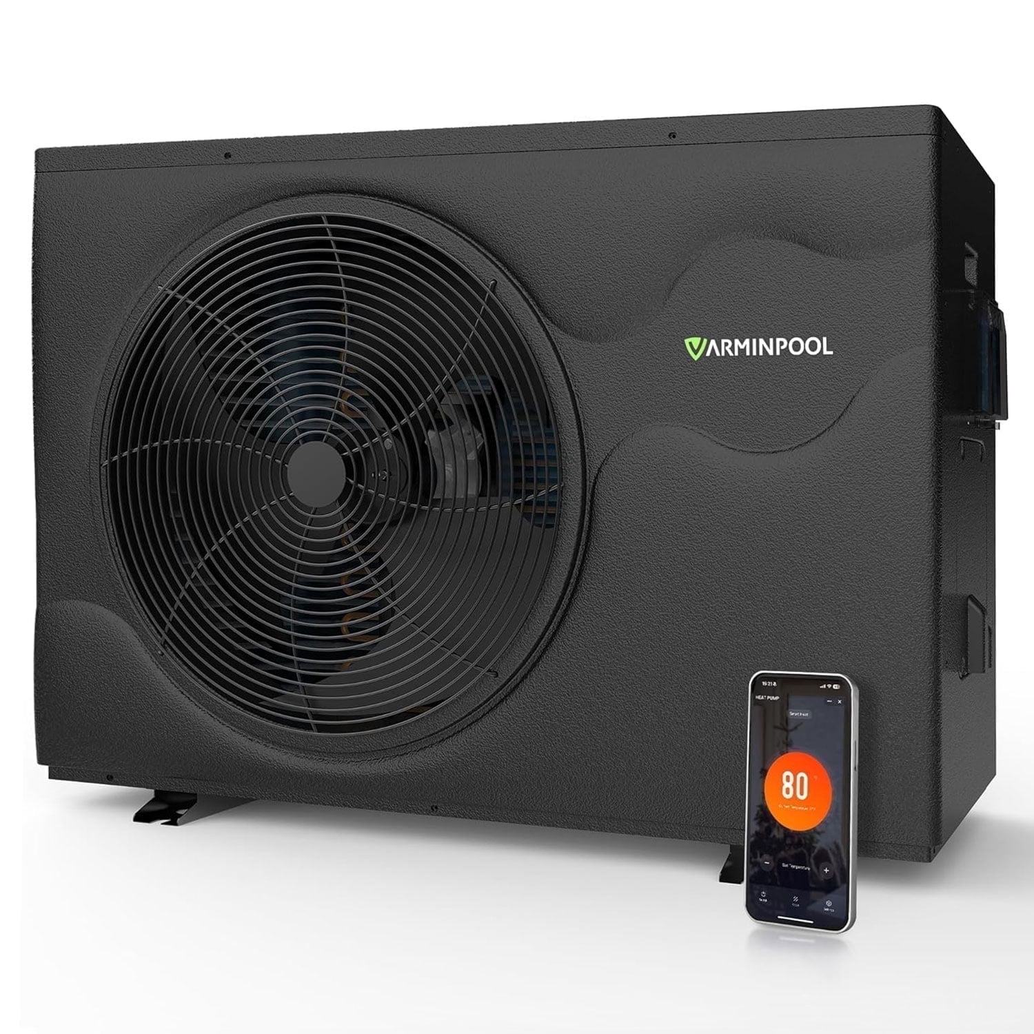 VARMINPOOL 65000 BTU Inverter Swimming Pool Heat Pump Up to 20000 ...