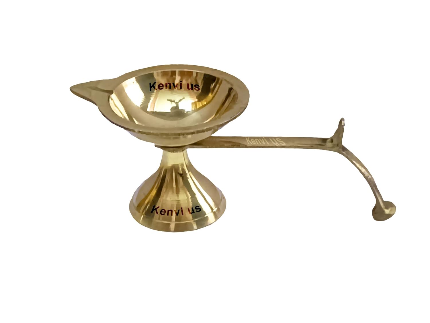 VARSHINE Brass Single Traditional Ganga Aarti Diya Arti Diya Oil Lamp ...