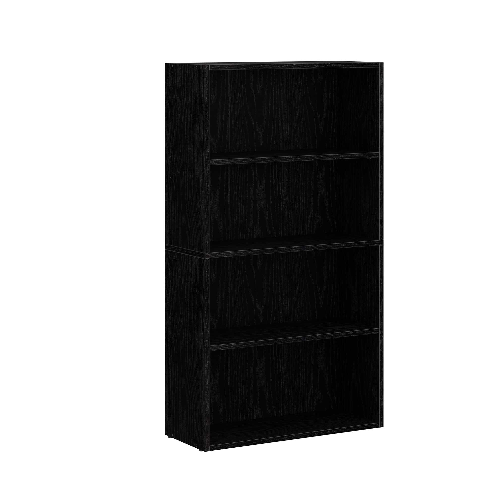 Bookshelf, 23.6 Inches Wide, 4-Tier Open Bookcase with Adjustable ...