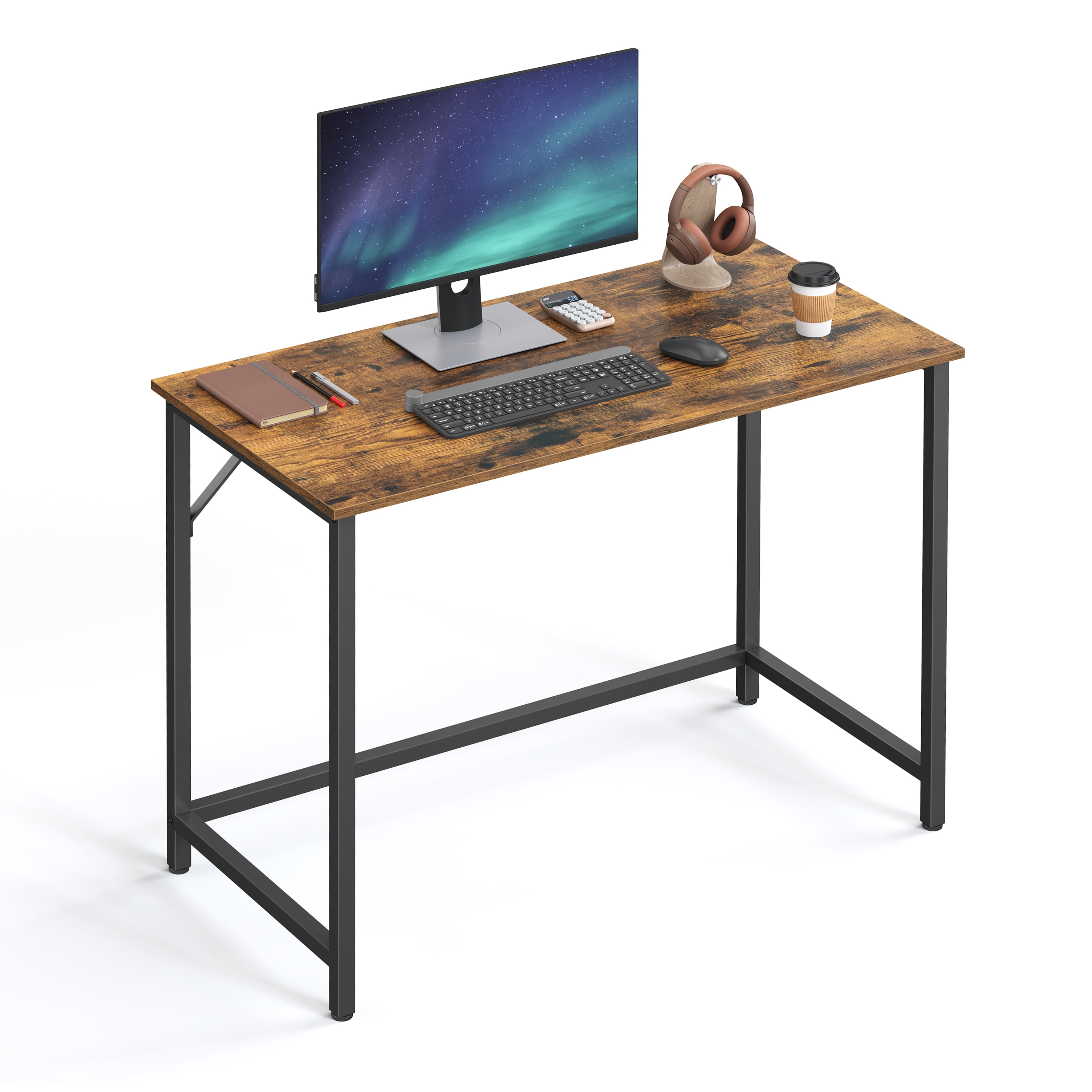 VASAGLE Computer Writing Study Desk Workstation PC Laptop Table Rustic ...