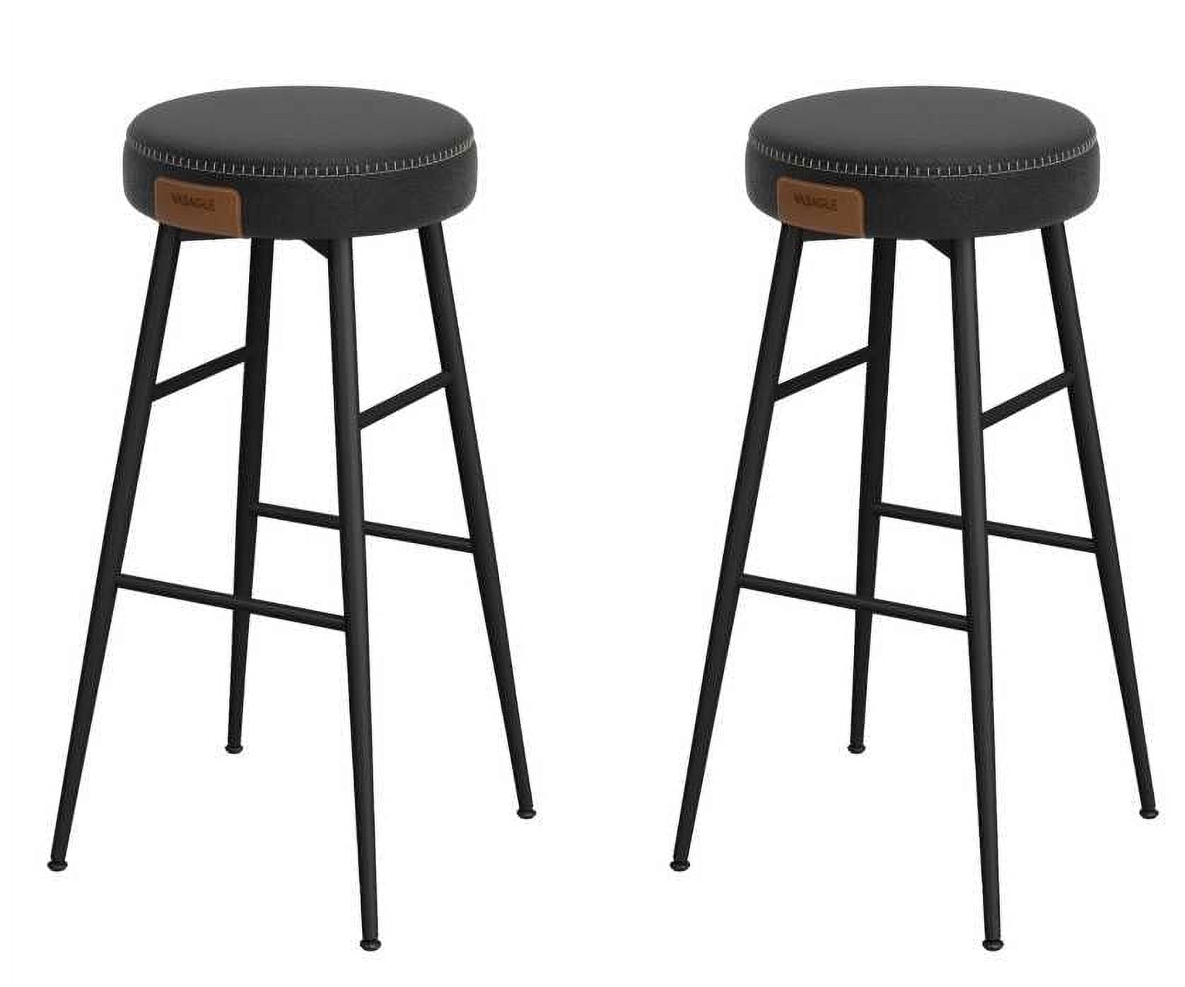 VASAGLE EKHO Collection - Bar Stools Set of 2, Bar Height Bar Stools ...