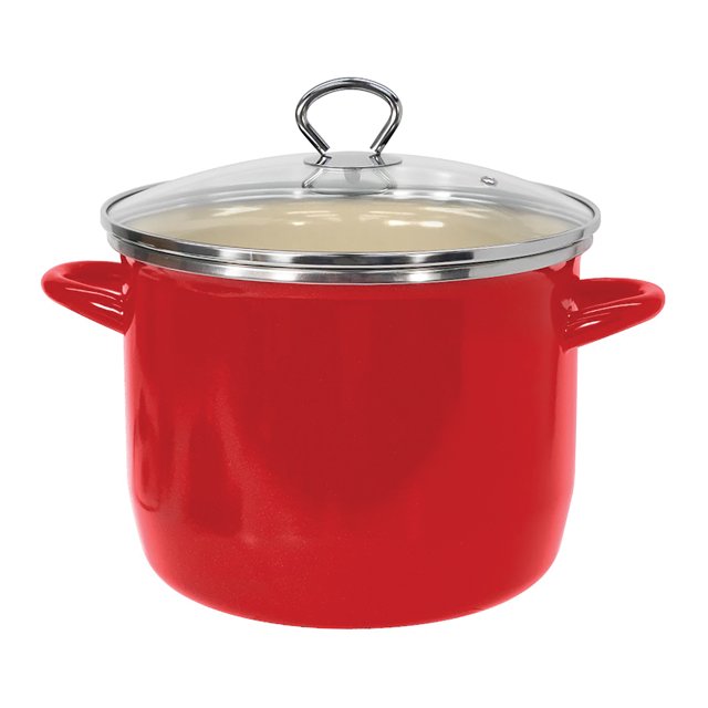 Vasconia 8-Qt. Enamel-on-Steel Stockpot - Scratch-Resistant - Walmart.com