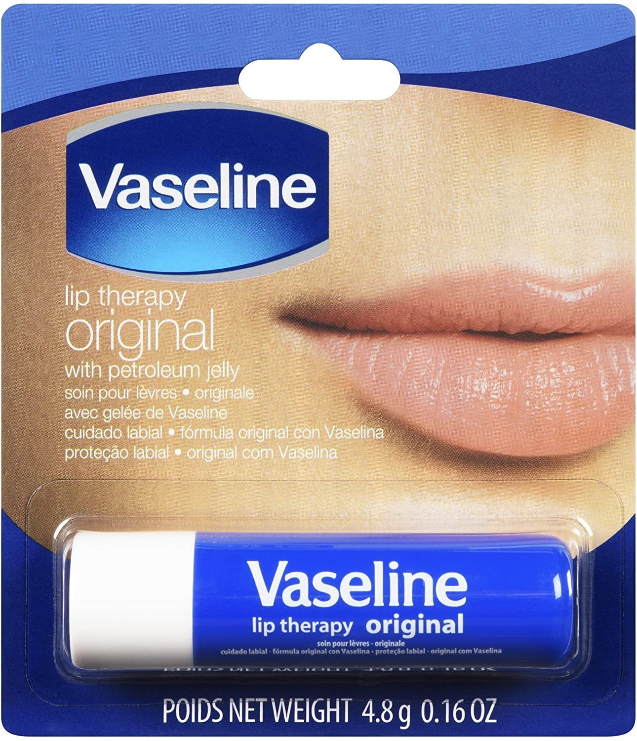 VASELINE LIP THRPY CARE ORIGINAL 0.16 OZ (Pack of 6) - Walmart.com
