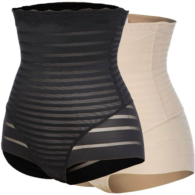 Vaslanda Women Tummy Control Shapewear High Waist Smooth Panties Briefs
