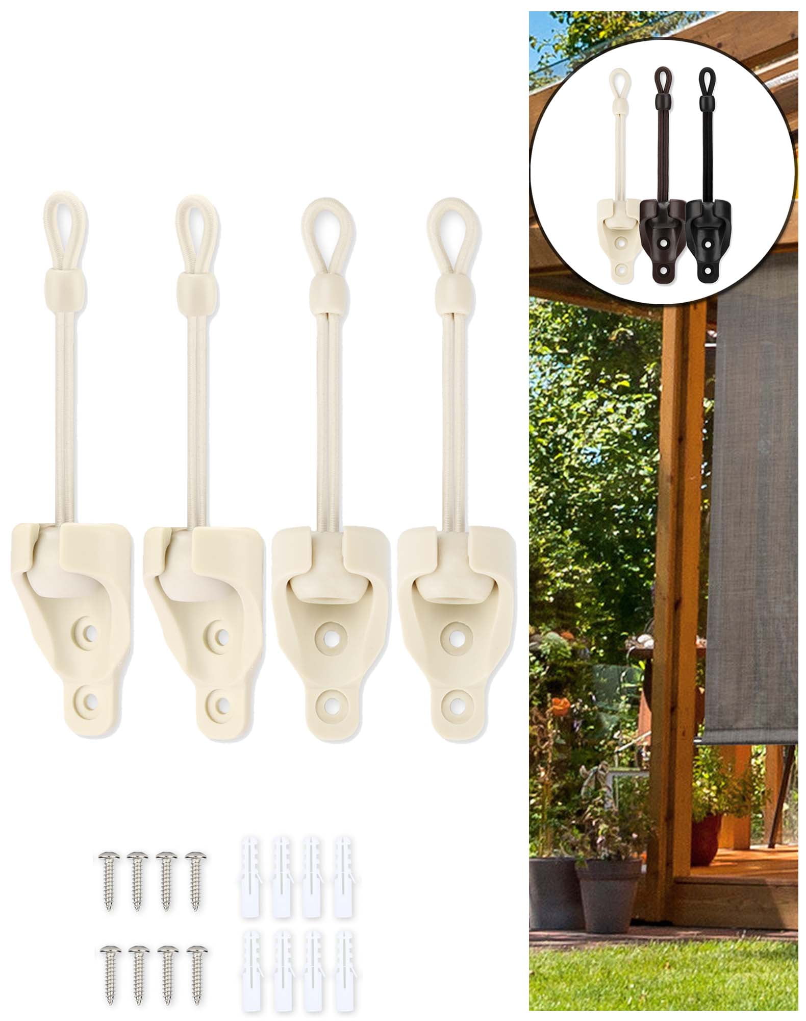 VASTEO Outdoor Patio Shade Replacement Parts, Hardware for Roller ...