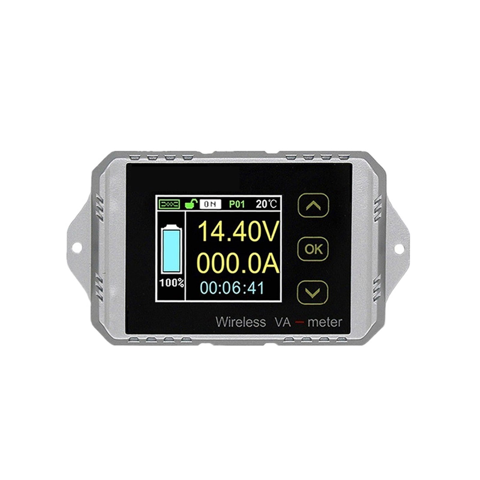 VAT1200 100V 200A Wireless Ammeter Voltmeter Battery Capacity ...