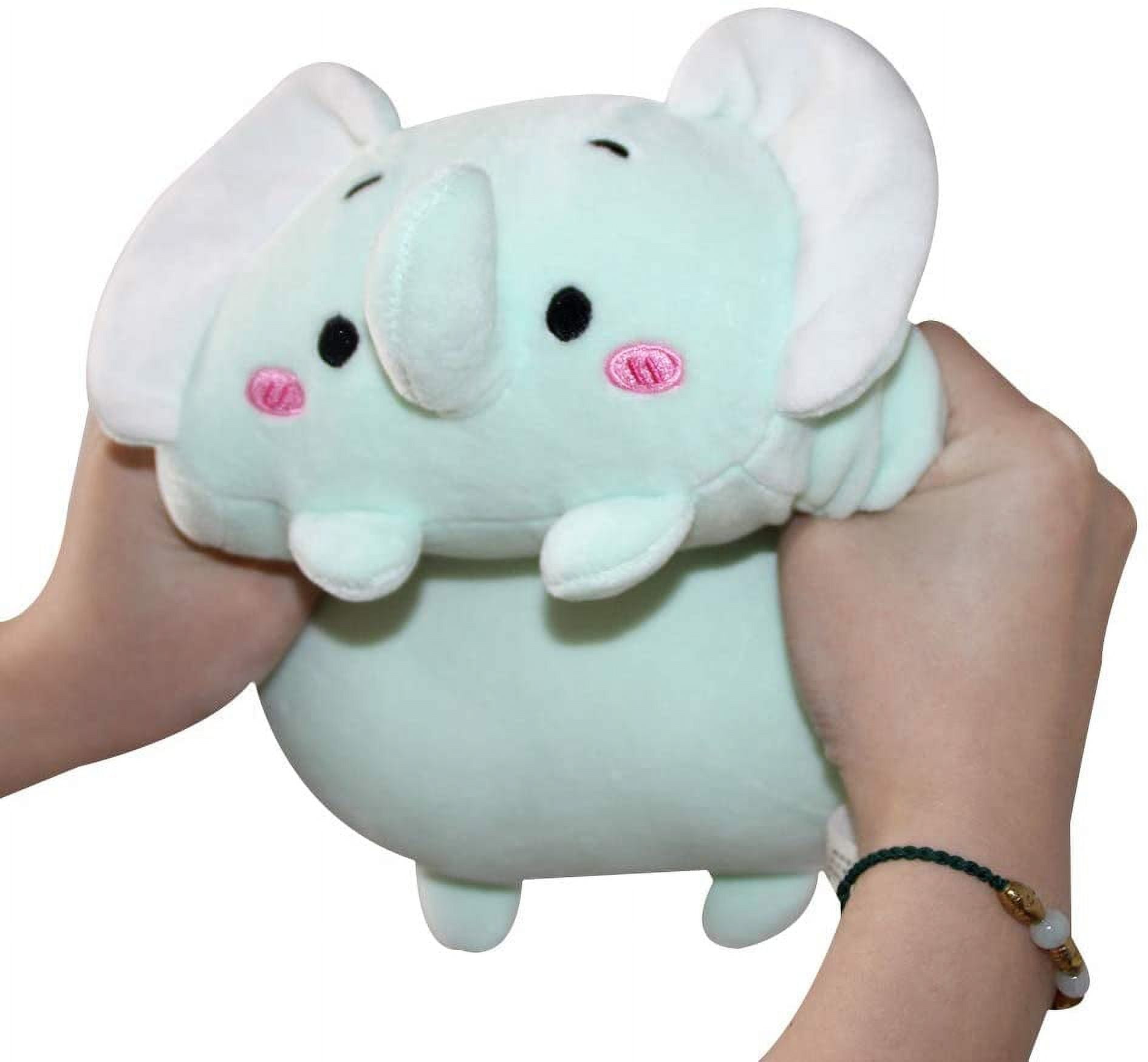 VATENIC 8 inch Cute Elephant Squishy Plush Hugging Pillow,Super Soft ...