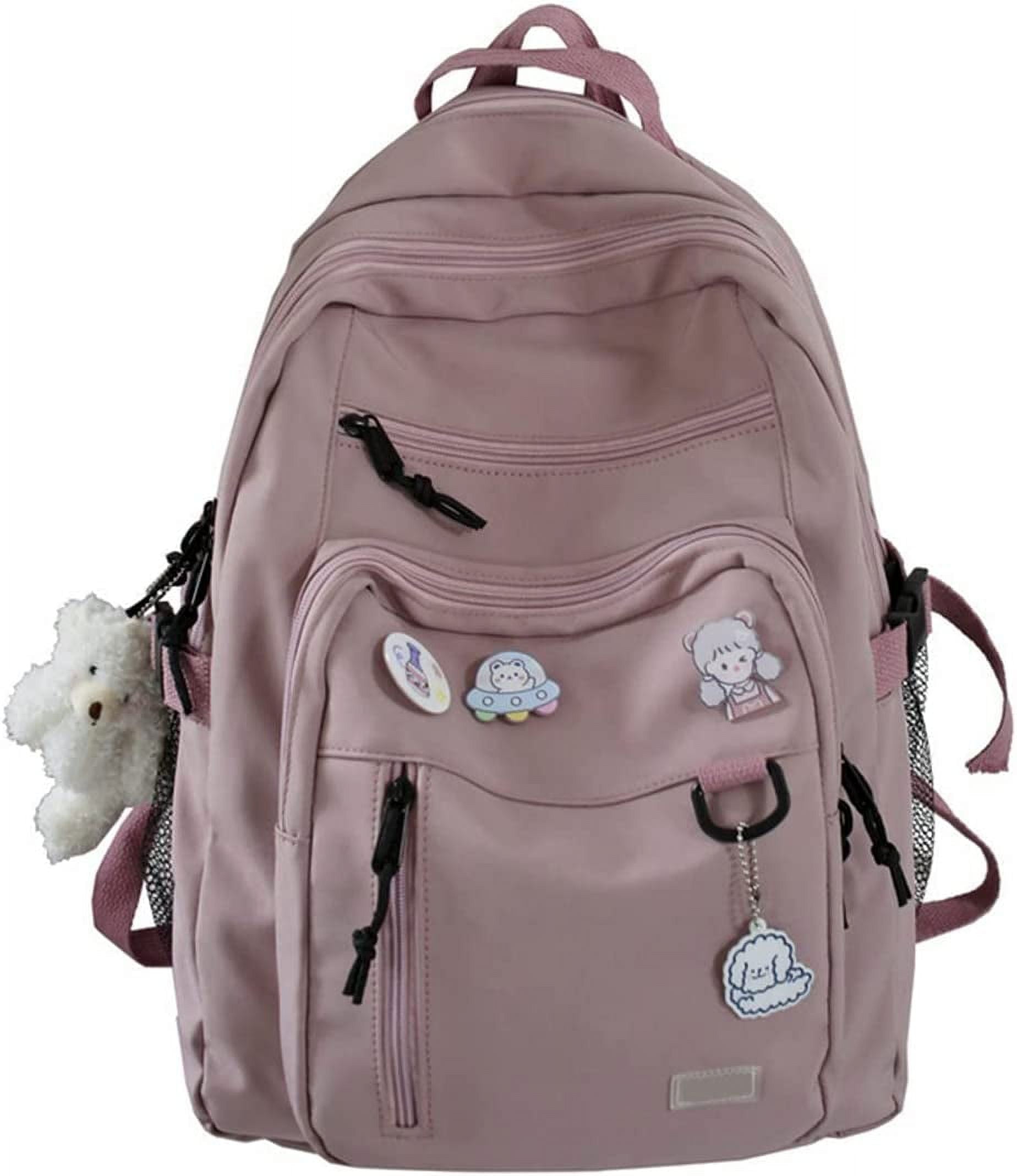 VATENIC Cute Backpack School Bags with Aesthetic Accessories Lightweight Travel Daypack for ...