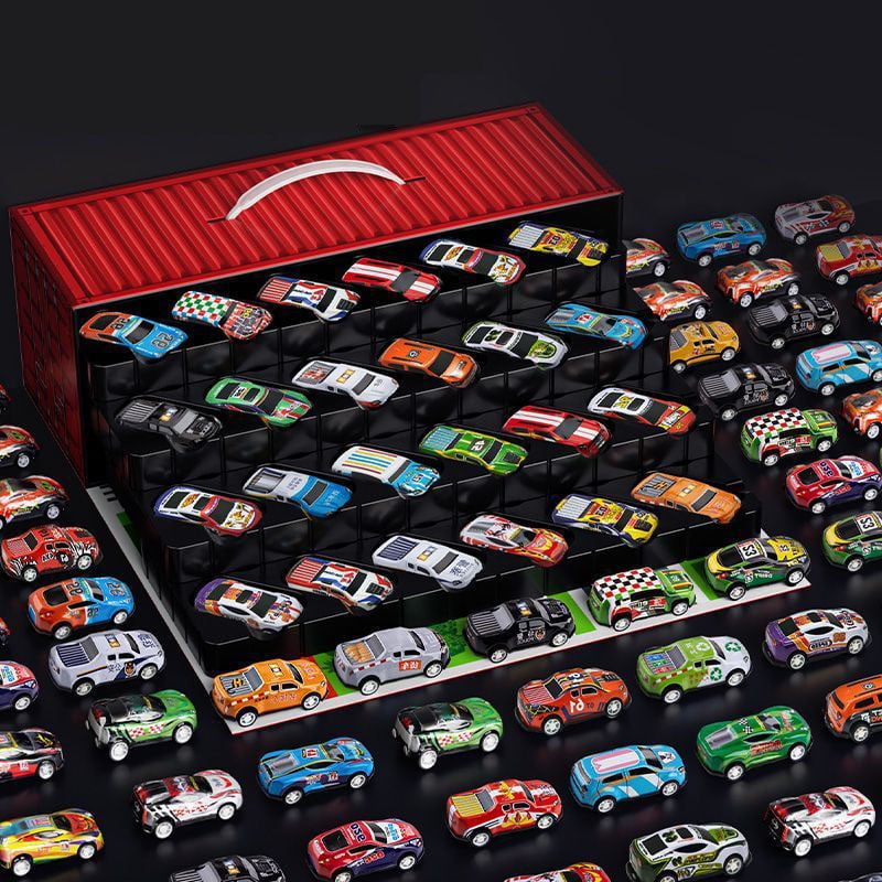 VATENICK 60 piece Pull Back Set, Alloy racing toy, Bulk Spirit Truck ...