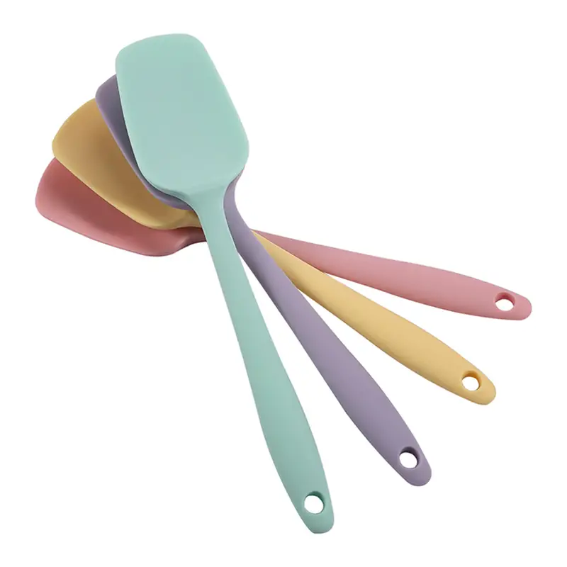 VATENICK Silicone Spatula Spoon, Rubber Mixing Spoonula Heat Resistant ...