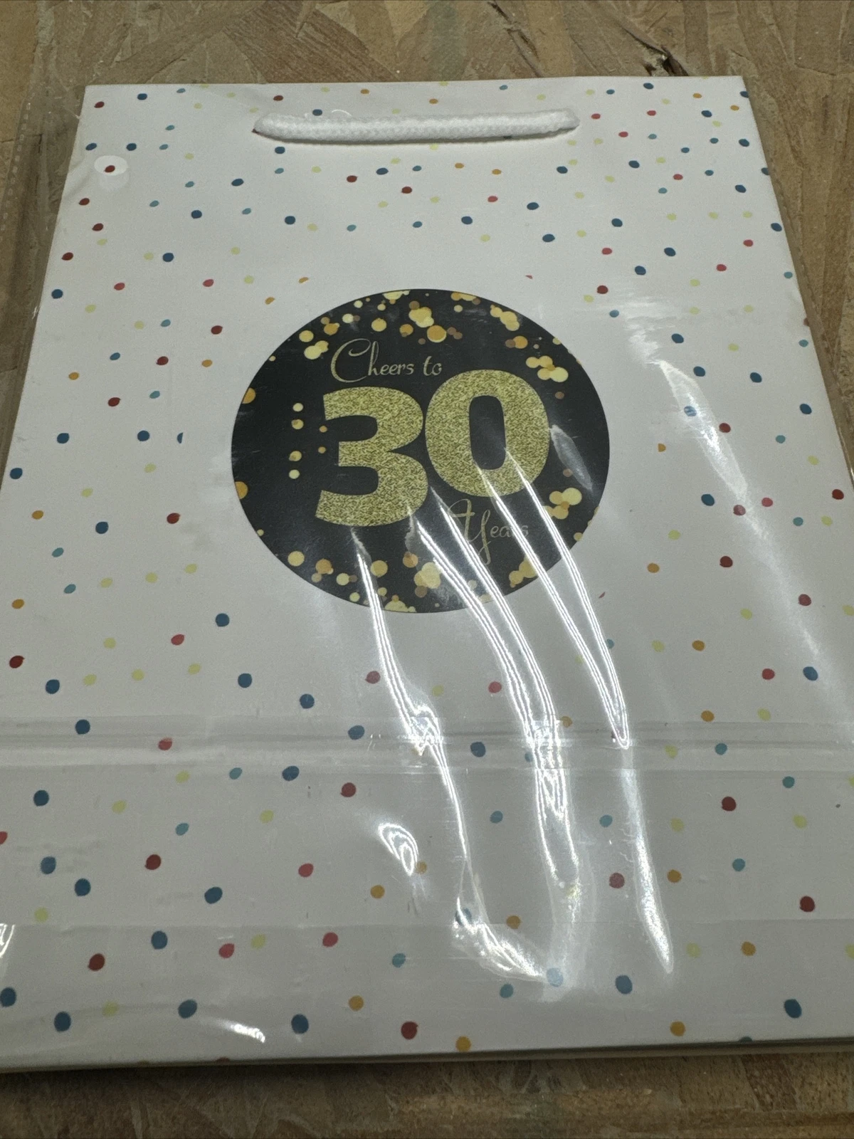 VAULT- 2Pcs Gift Bags With Birthday Card For 30Th Birthday Party Poki ...