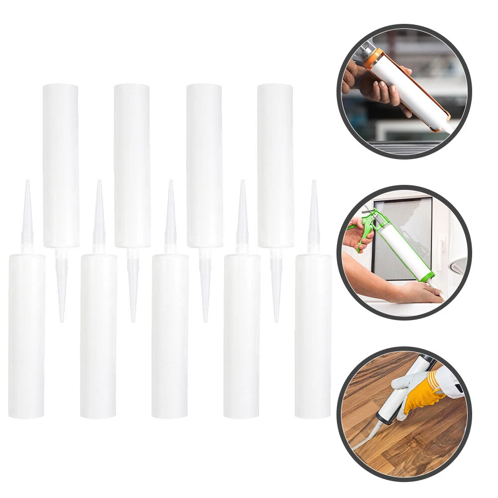 VAULT- 9Pcs Caulking Sealant Tubes Empty Caulk Tubes Fillable Sealant ...