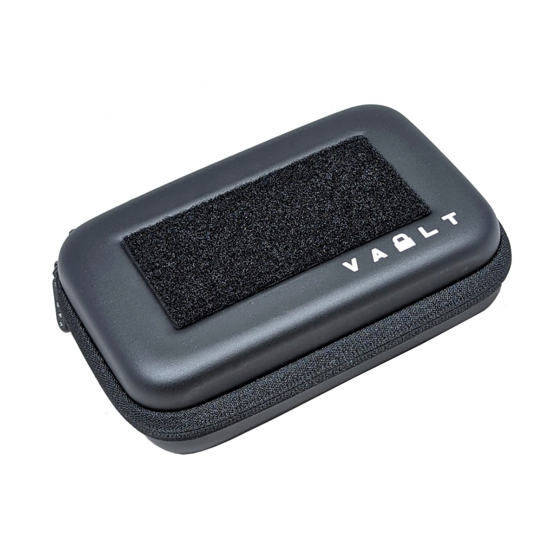 VAULT CASE NANO, EDC SMALL TRAVEL CASE, MINI STORAGE CASE, MATTE BLACK ...
