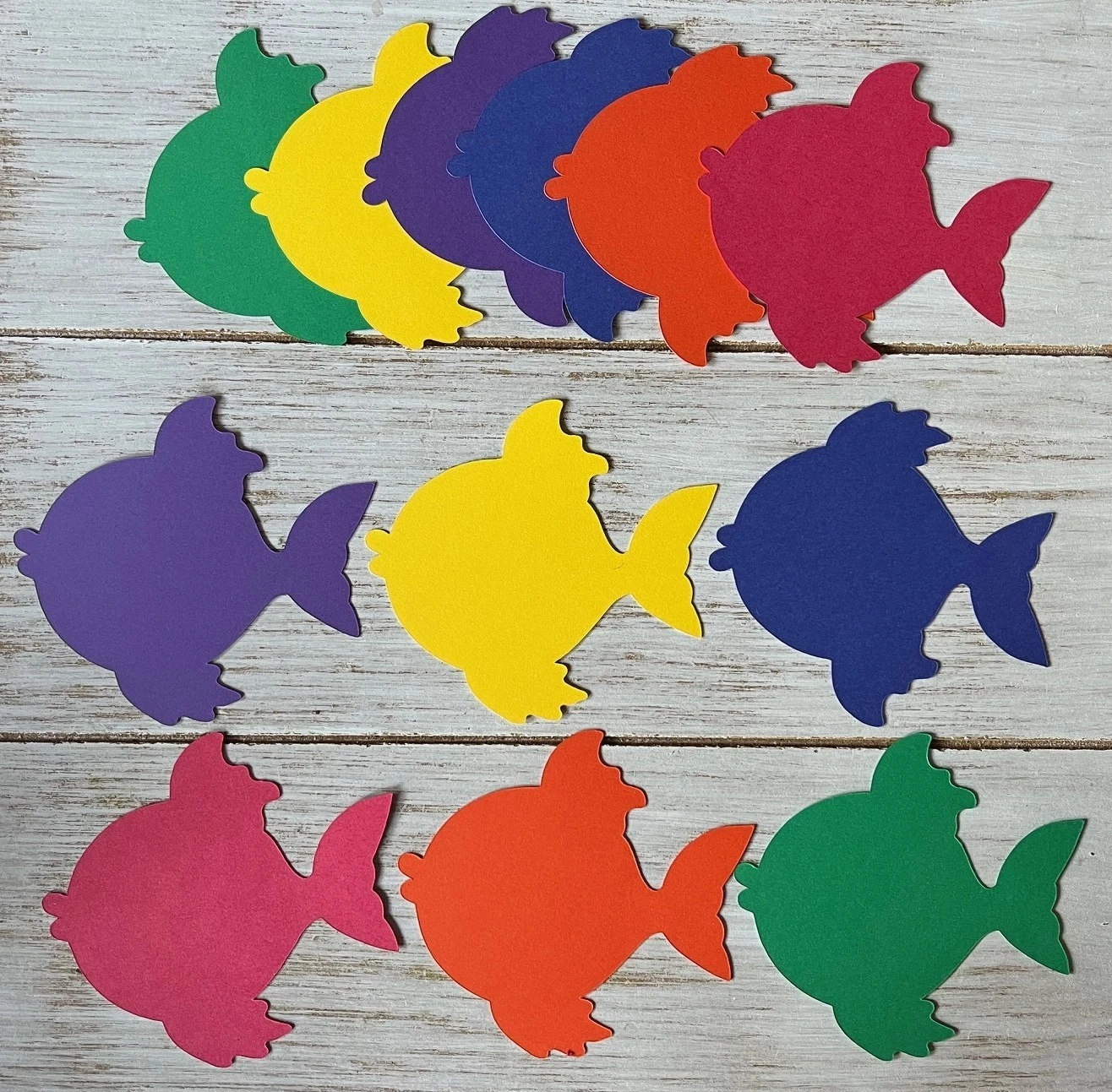 VAULT- Fish Cutouts Birthday Baby Party Decorations Bulletin Board ...