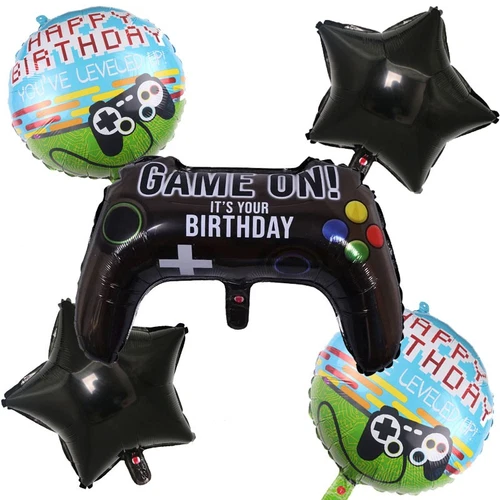 VAULT- Game On! Birthday Party Foil Balloon Set Gamer Controller Kids ...