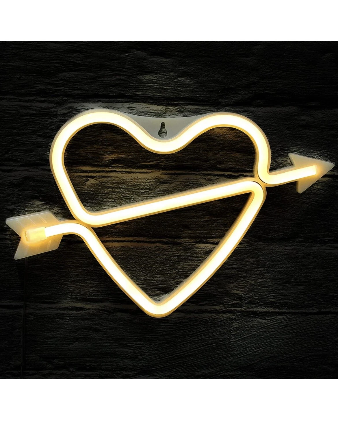 VAULT- Led Letters Numbers Marquee Lights (Yellow Neon Symbol Heart ...