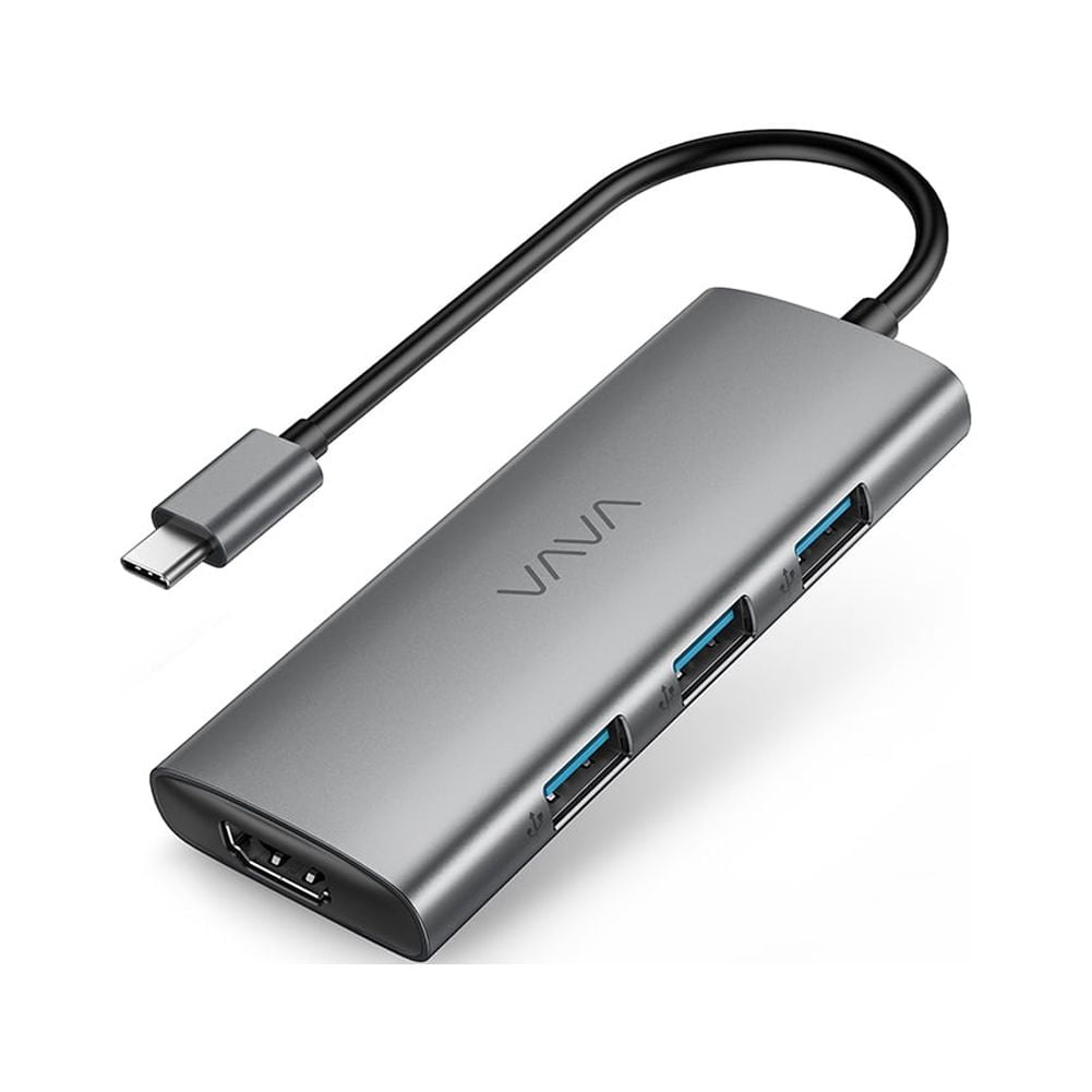 VAVA 7-in-1 USB C Hub, 4K USB C to HDMI Port, 3 USB 3.0 Ports with 100W ...