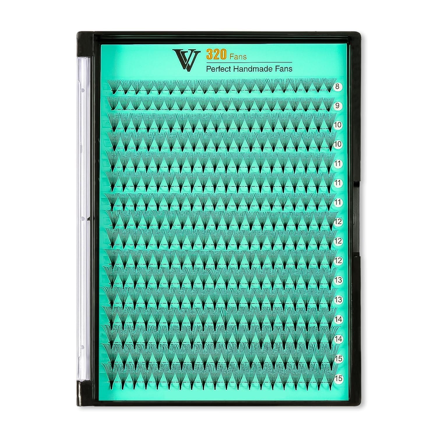 VAVALASH Premade Fans Eyelash SSF20 Extensions 320 Fans 14D 16D 20D 0. ...