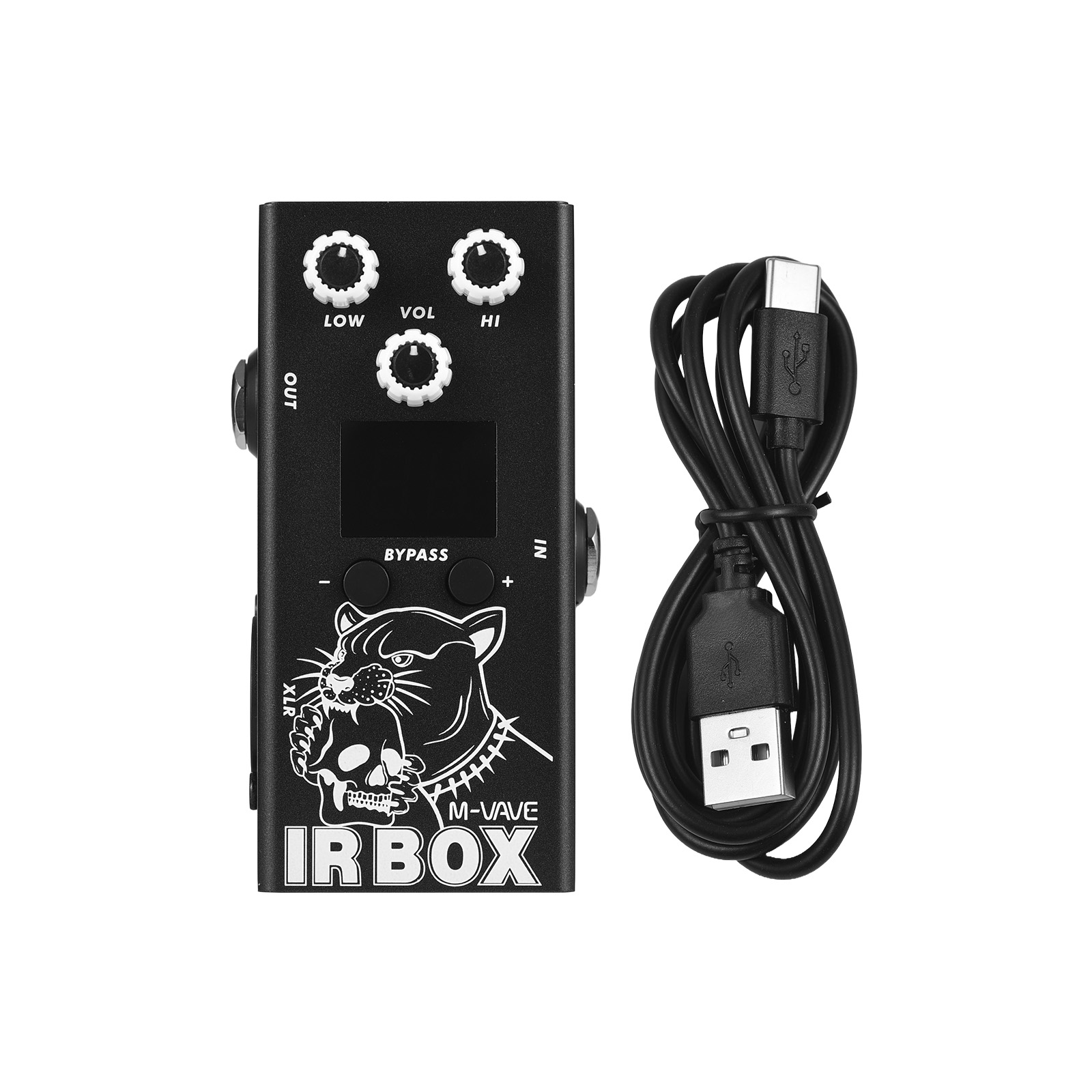 VAVE Effect maker,Pedal With 9v 6.35mm Output Port Vave Pedal Xlr Output Port 9v Cab Response Ir ...
