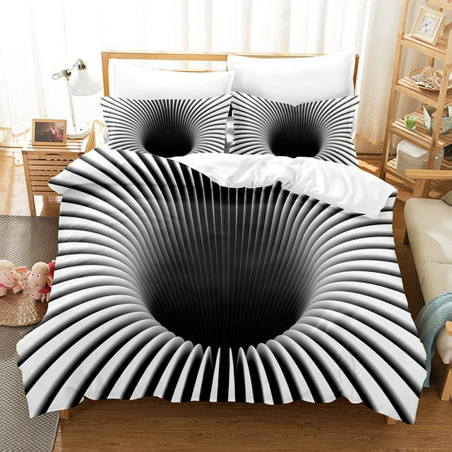 VAVIP Abyss Graphic 3D Bedding Set King Queen Bed Duvet Cover ...