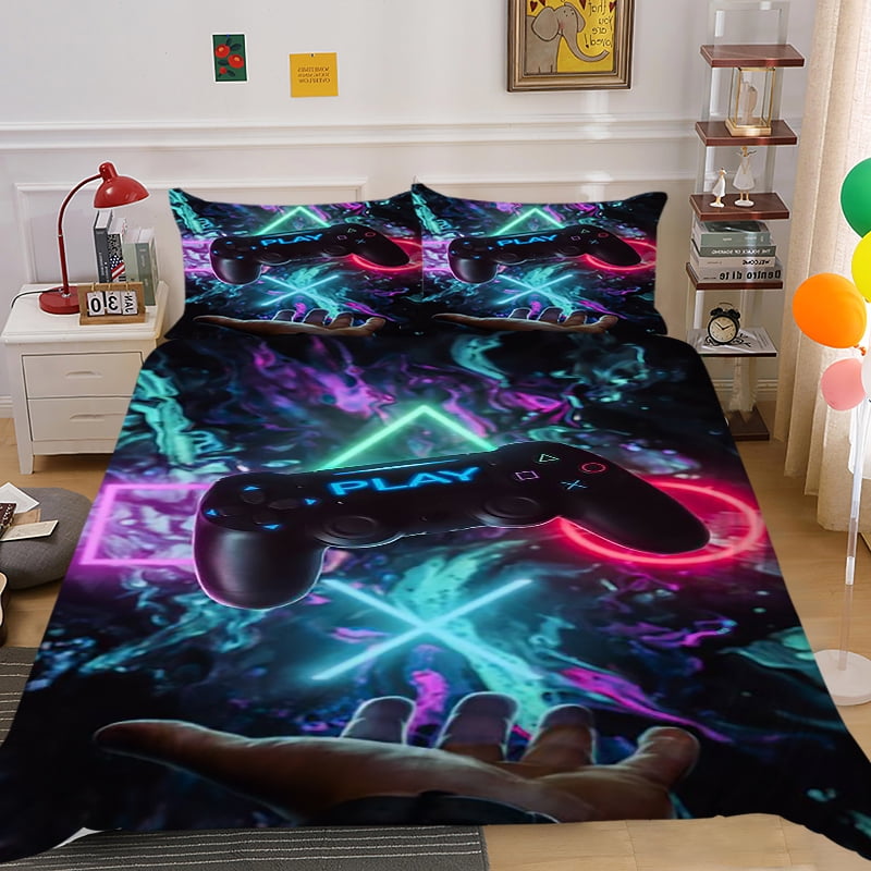 VAVIP Game Controller 3D Bedding Set Gamer Teens Men Duvet Cover Pillow ...