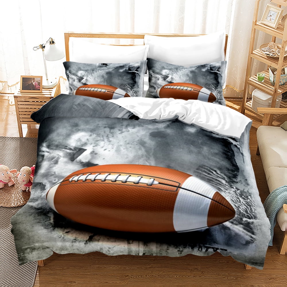 VAVIP Rugby Bedding Set 3D Quick Drying Duvet Cover Pillow Case 2/3pcs ...