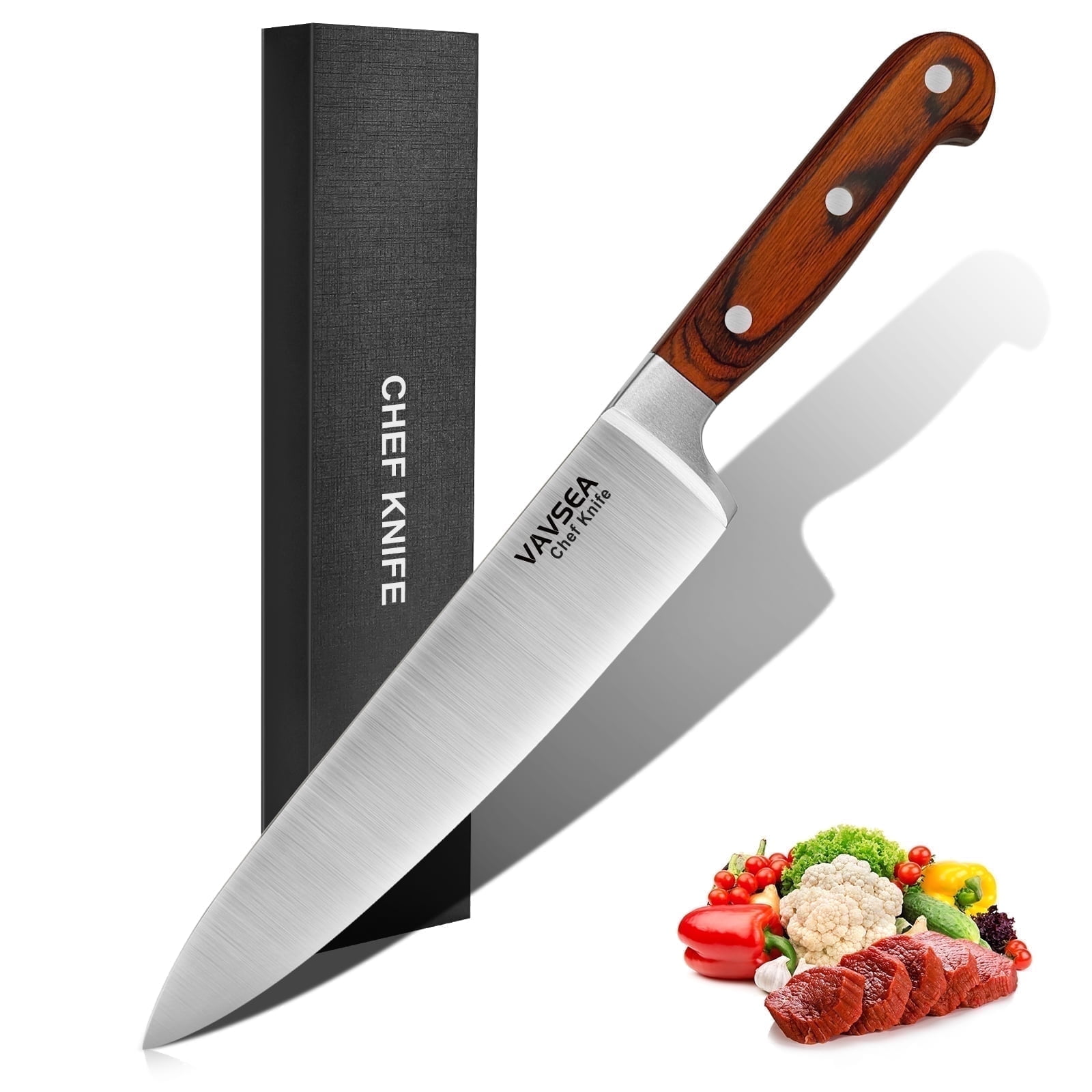 VAVSEA 8" Professional Chef's Knife, Premium Stainless Steel Ultra ...