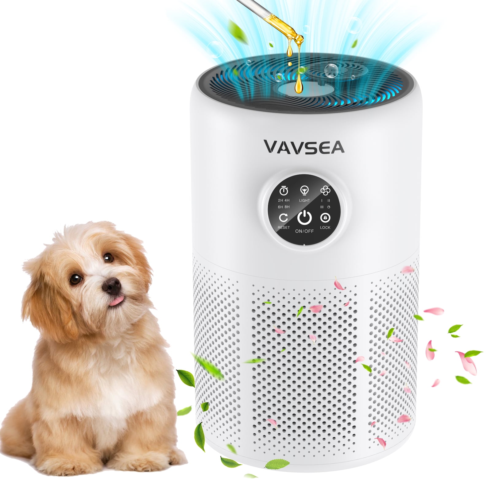 VAVSEA Air Purifiers for Home up to 1300ft², HEPA Air Filter for ...