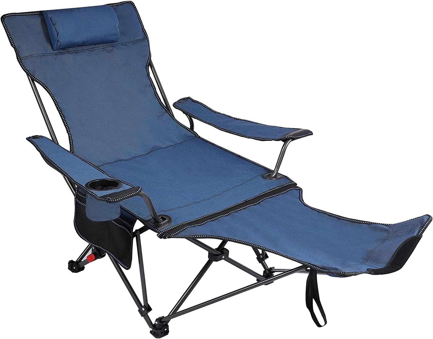 Ozark Trail Lounge Camping Chair with Detached Footrest - Walmart.com