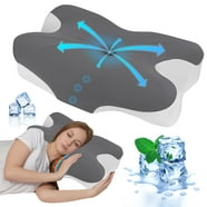 Sailvan Cervical Pillow for Neck Pain Relief,Memory Foam Bed Pillows ...