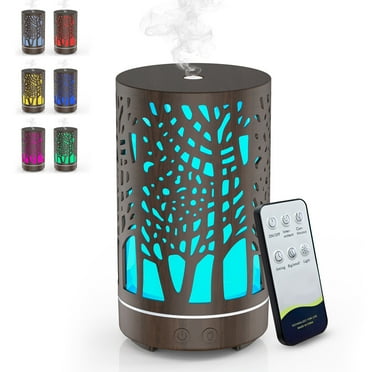 2-in-1 Aromatherapy Diffuser & Night Light with Rechargeable Battery ...
