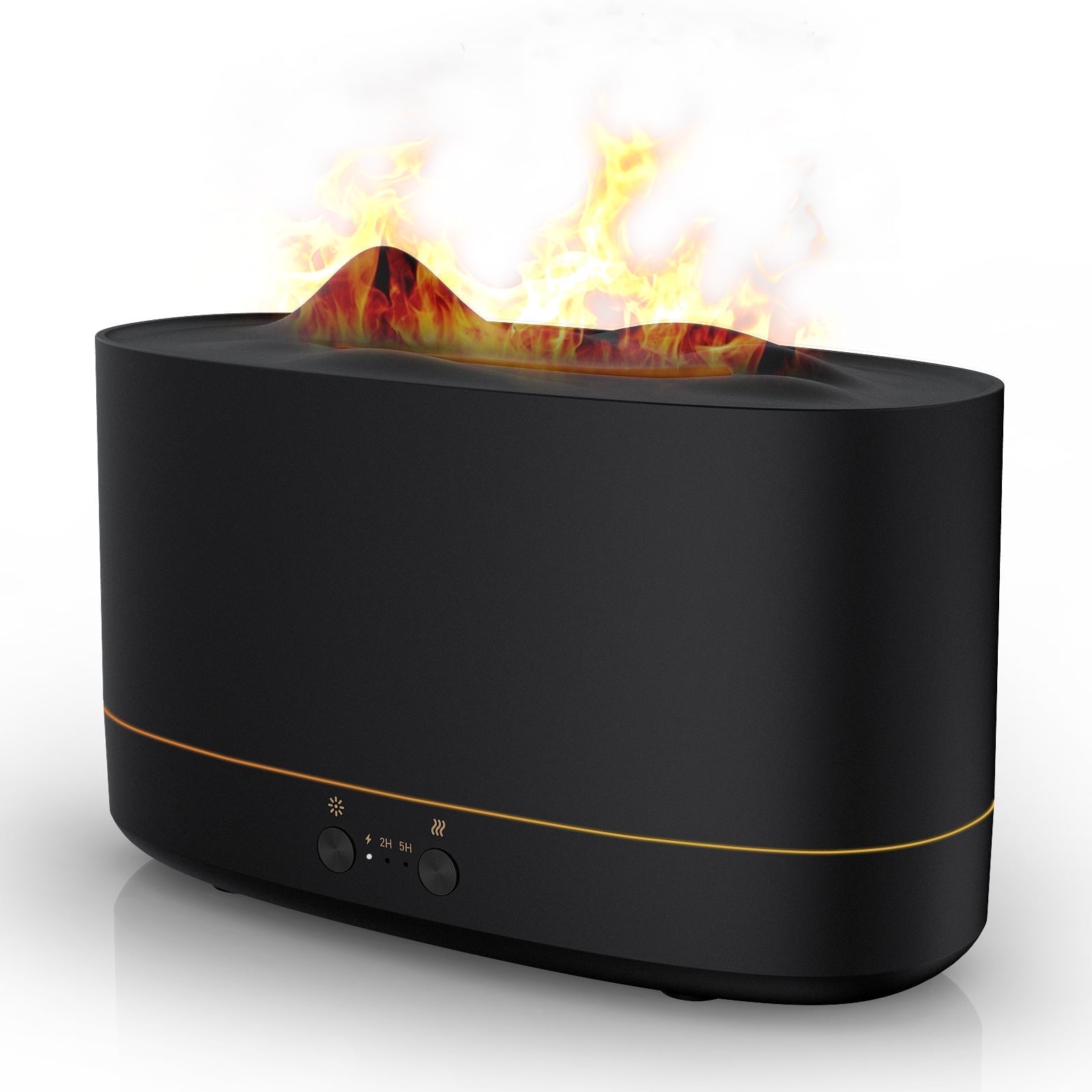 VAVSEA Essential Oil Diffuser with 7 Color Flame Effect, 200ml ...