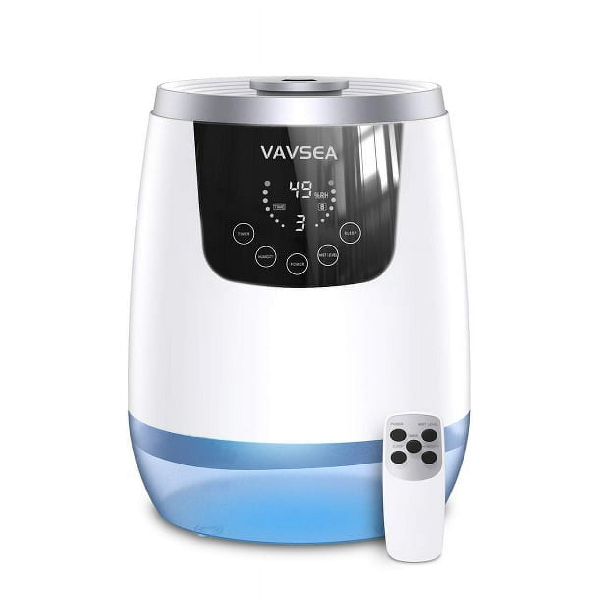 VAVSEA Humidifier for Bedroom, 5L Mist Ultrasonic Humidifiers, Quiet ...