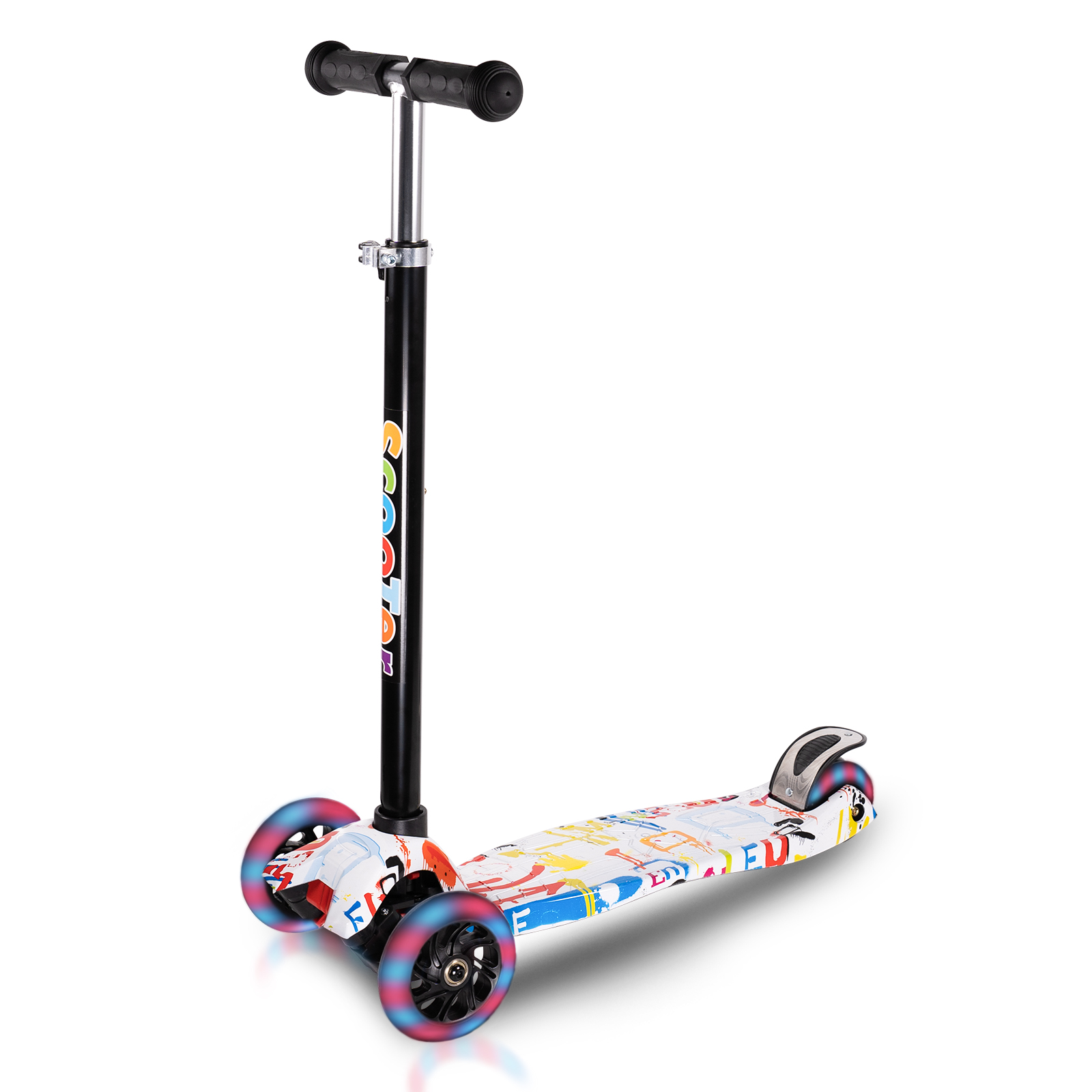 Globber - Primo Foldable Scooter With Motion Activated Lights, Lime ...