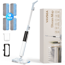 Moolan Steam Mop, 10 in 1 Floor Cleaning, Detachable Steam Mop for Tile and Hardwood, Handheld ...