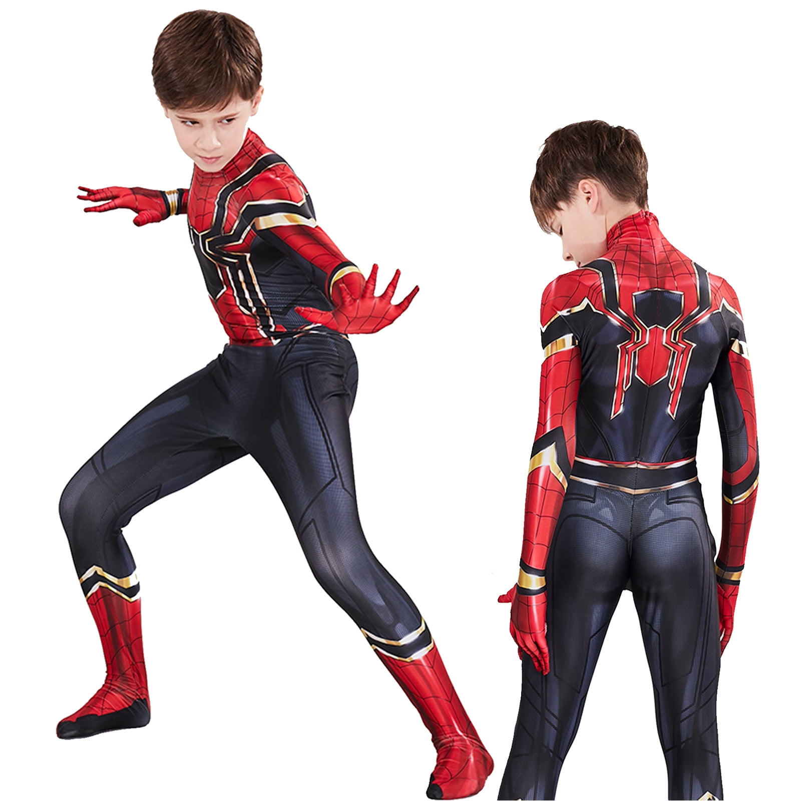 VAAT Spider Costume for Boys Superhero Costume Suits Kids Superhero ...