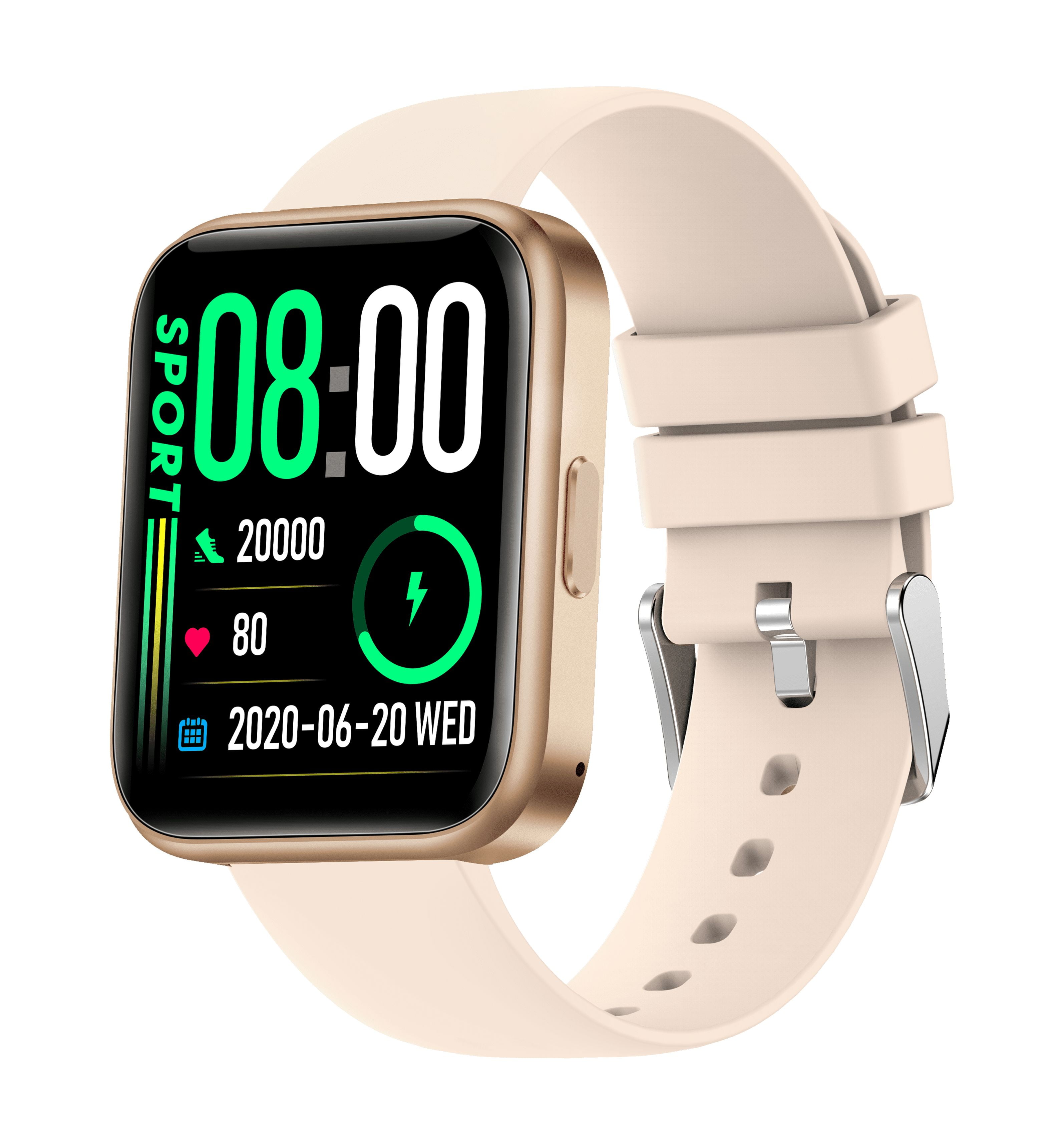 VAYKAL Smartwatch Fitness Tracker for Android and IOS Multiple Sports ...