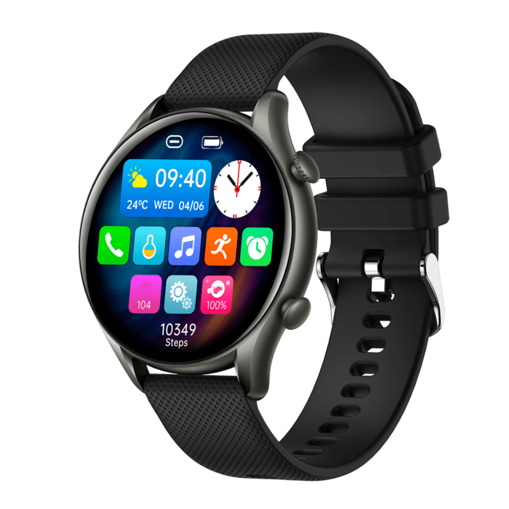 VAYKAL Smartwatch Fitness Tracker for Android and iOS with Multiple ...