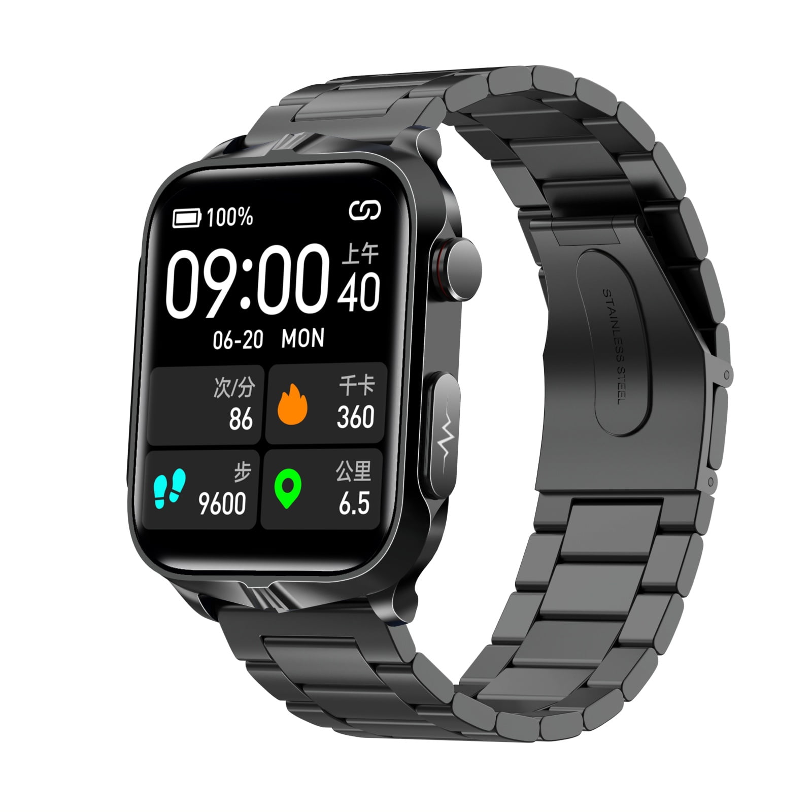VAYKAL Smartwatch Fitness Tracker for Android and iOS Multiple Sports ...